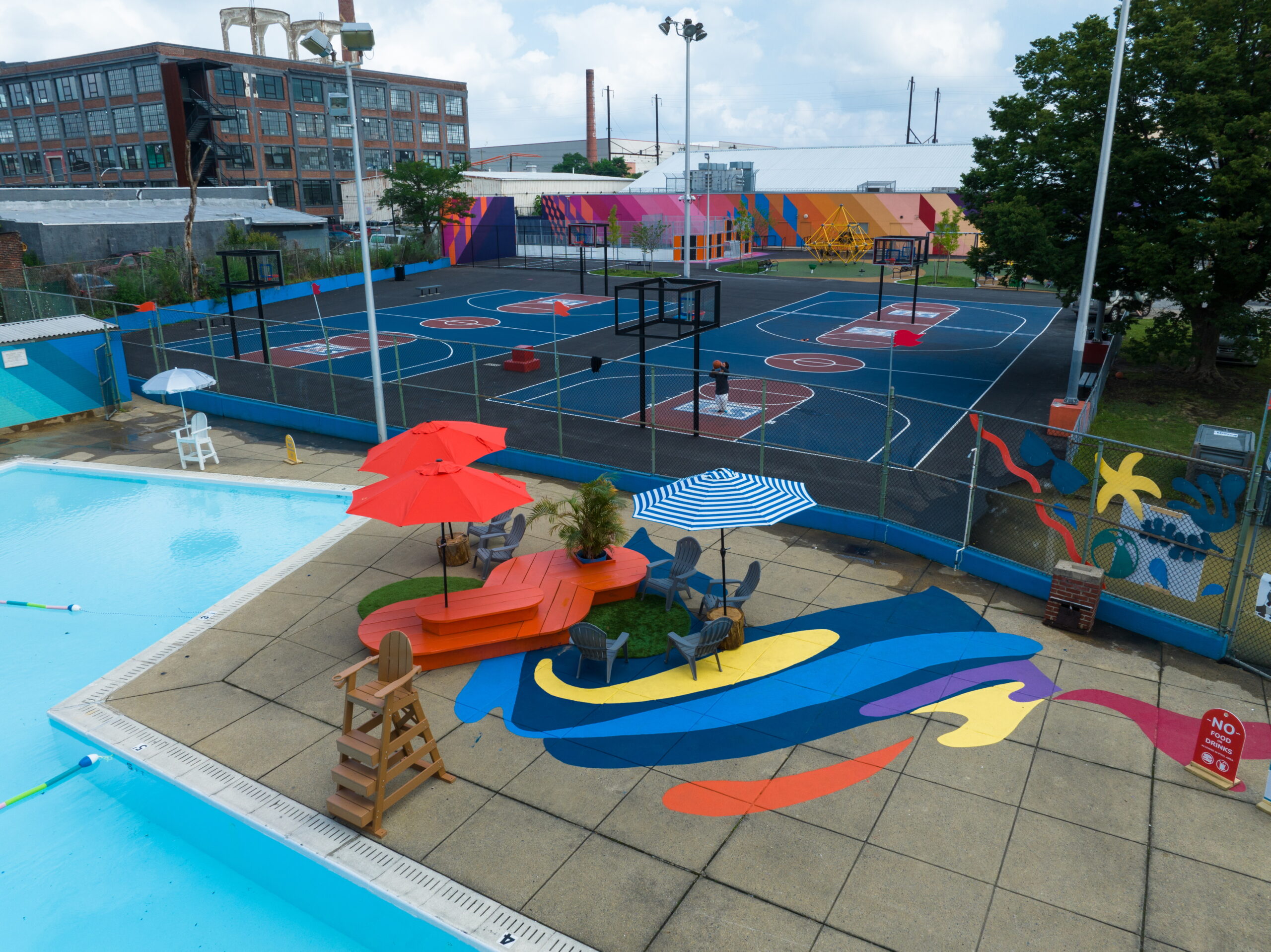 Swim Philly: Scanlon Recreation Center - Mural Arts