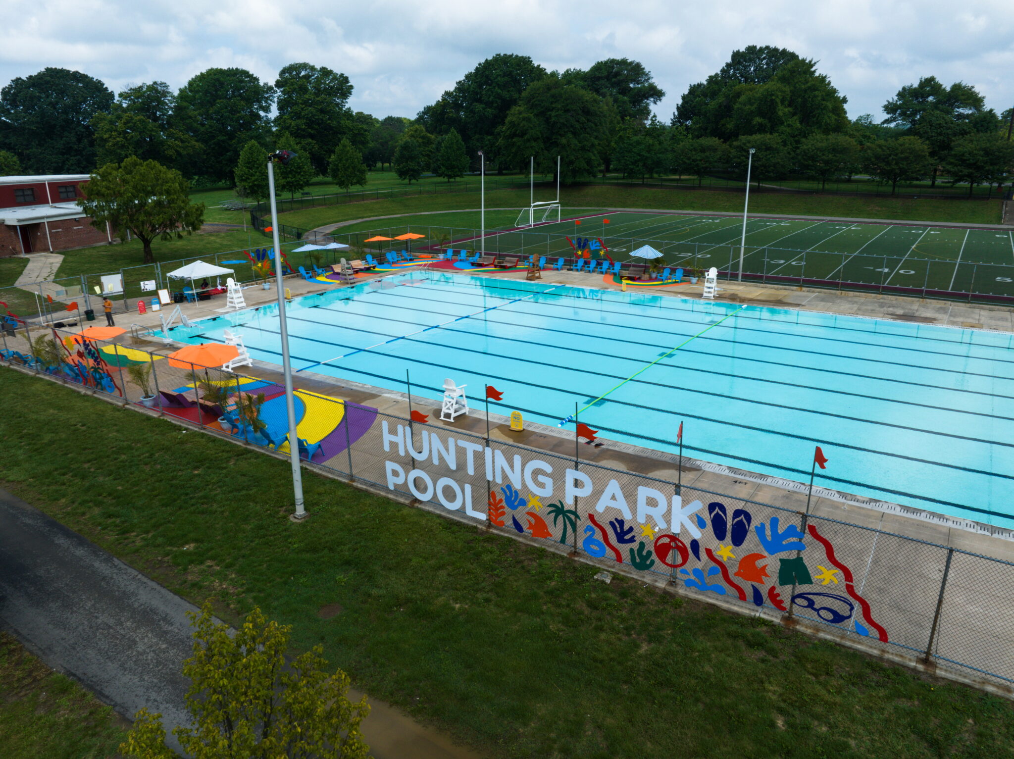Swim Philly: Hunting Park Recreation Center - Mural Arts