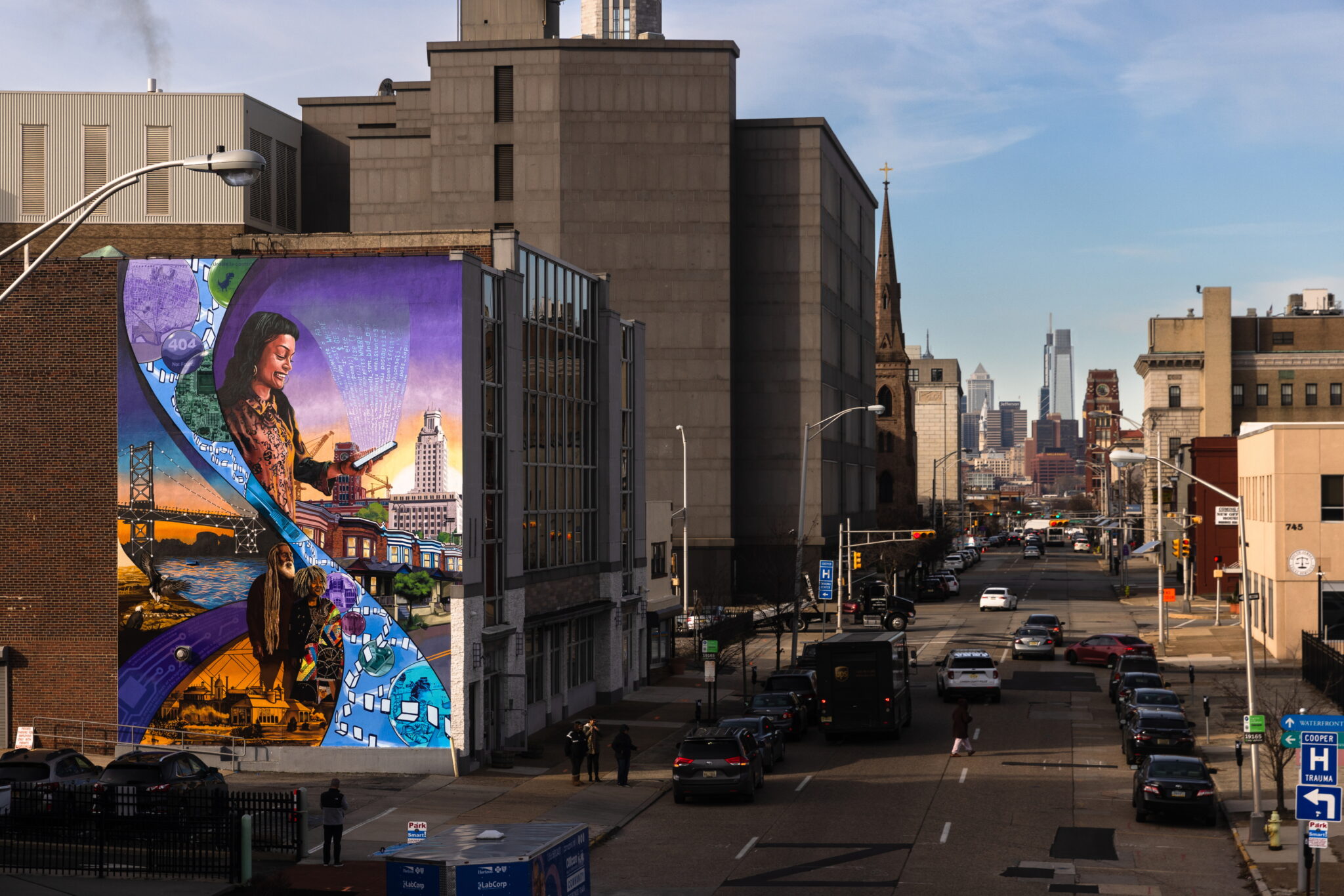 Digital Divide Mural - Mural Arts