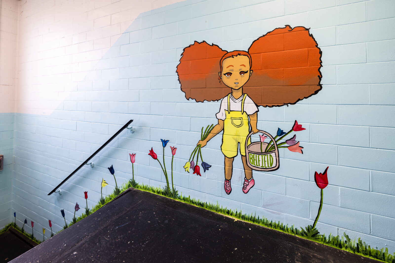Belfield Recreation Center Interior Murals - Mural Arts